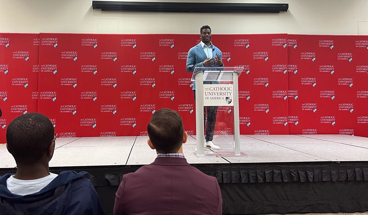 Super Bowl champion Watson | The Catholic University Family Nest