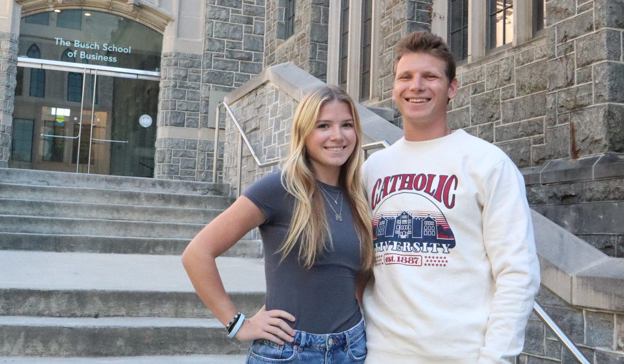 Fritz Siblings Thrive Together | The Catholic University Family Nest